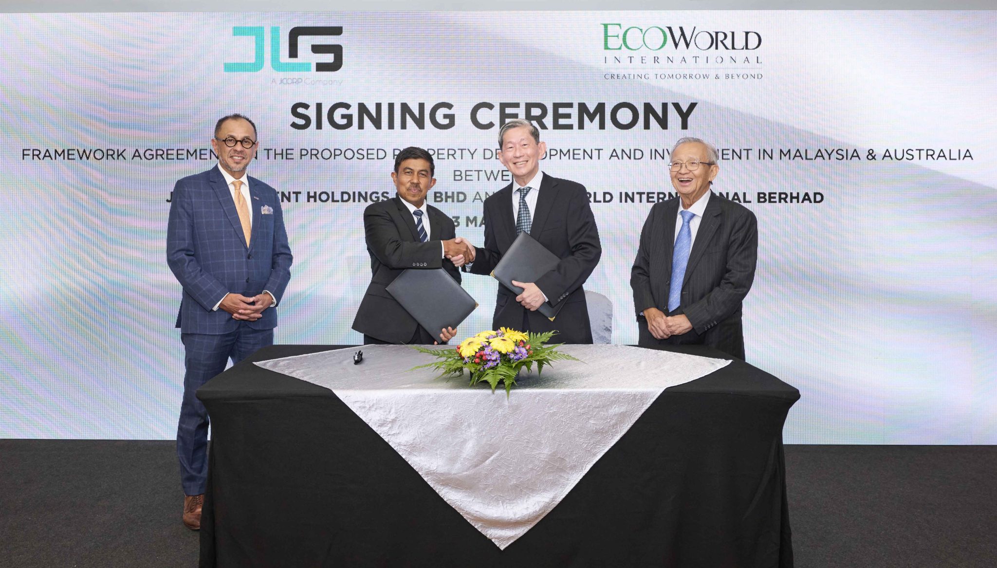 PHOTO-250523 JLand Group and Eco World International Sign Framework ...